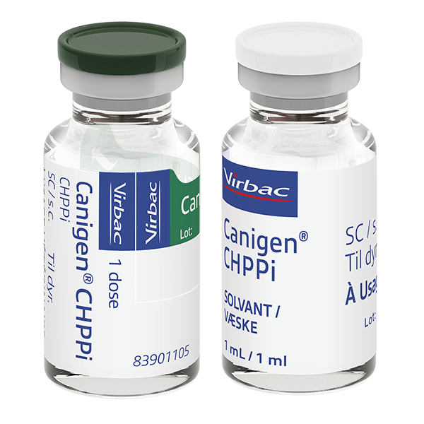 Canigen CHPPi Lyophilisat Solvant Suspension Injectable Chien | Virbac