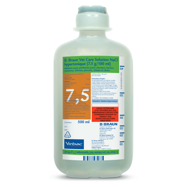 Soluté Injectable Nacl Hypertonique Solution Perfusion | Virbac