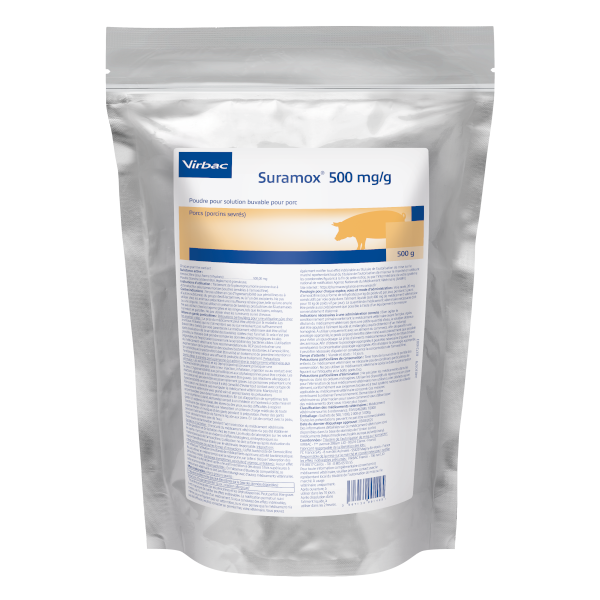 Suramox 50 Poudre Orale Soluble Porcins | Virbac